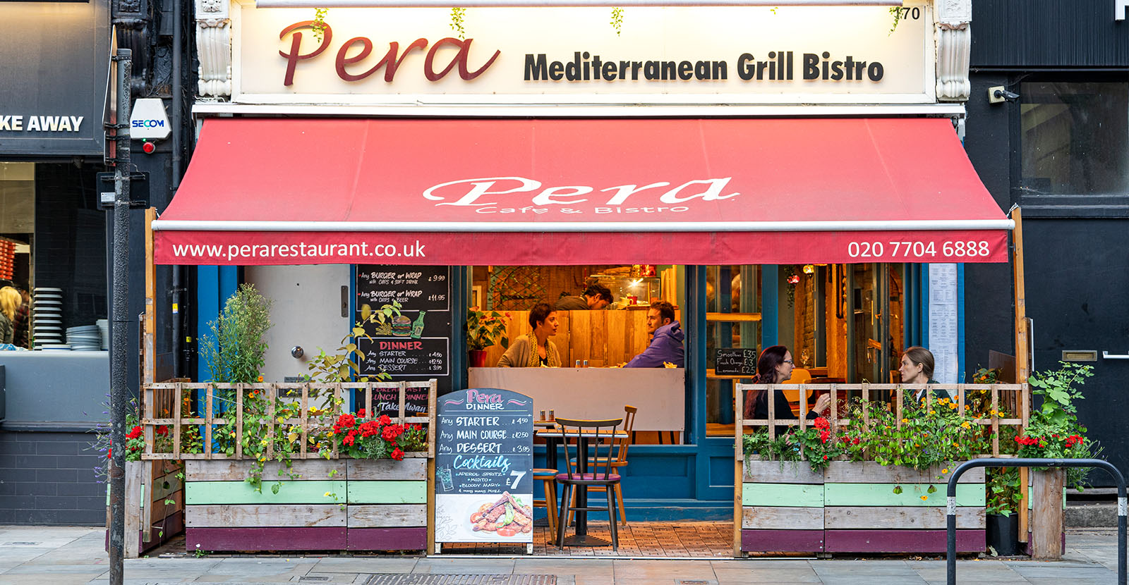 Pera Restaurant | Mediterranean Cafe & Bistro | London