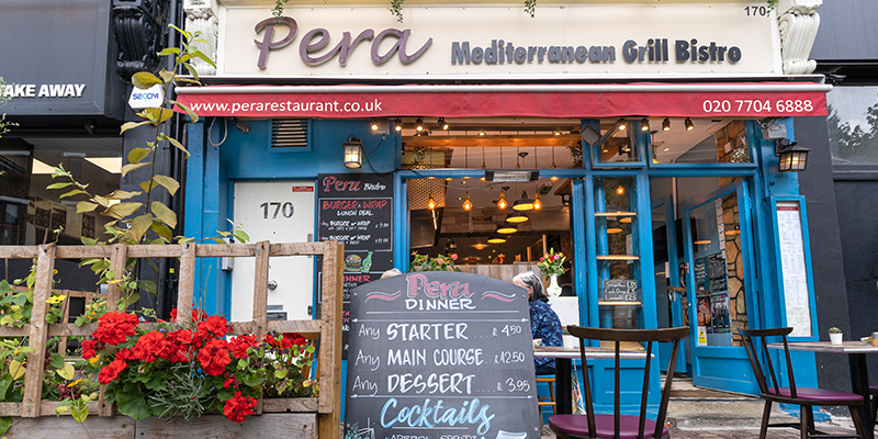 Pera Restaurant | Mediterranean Cafe & Bistro | London